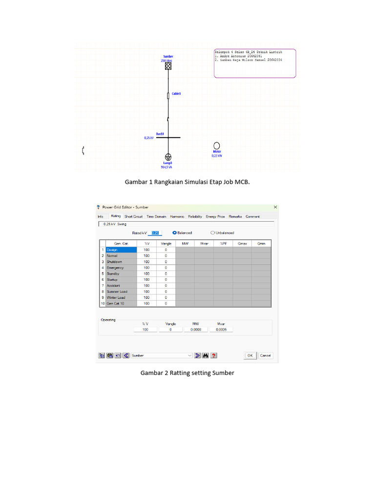 Gambar Rangkaian Simulasi MCB | PDF
