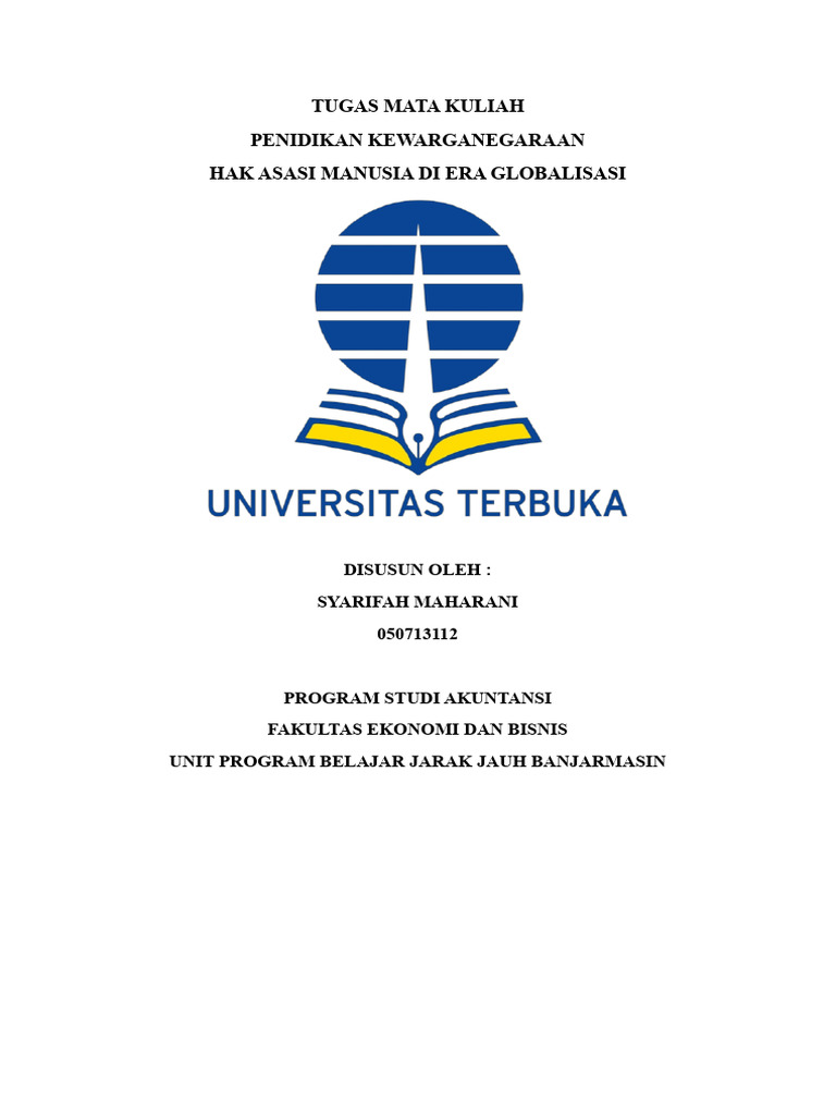 PKN TGS 2 - Syarifah Maharani - 050713112 | PDF