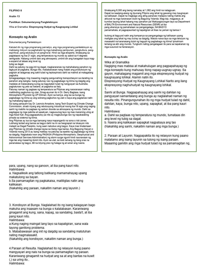 Filipino 8 LP13 CN | PDF