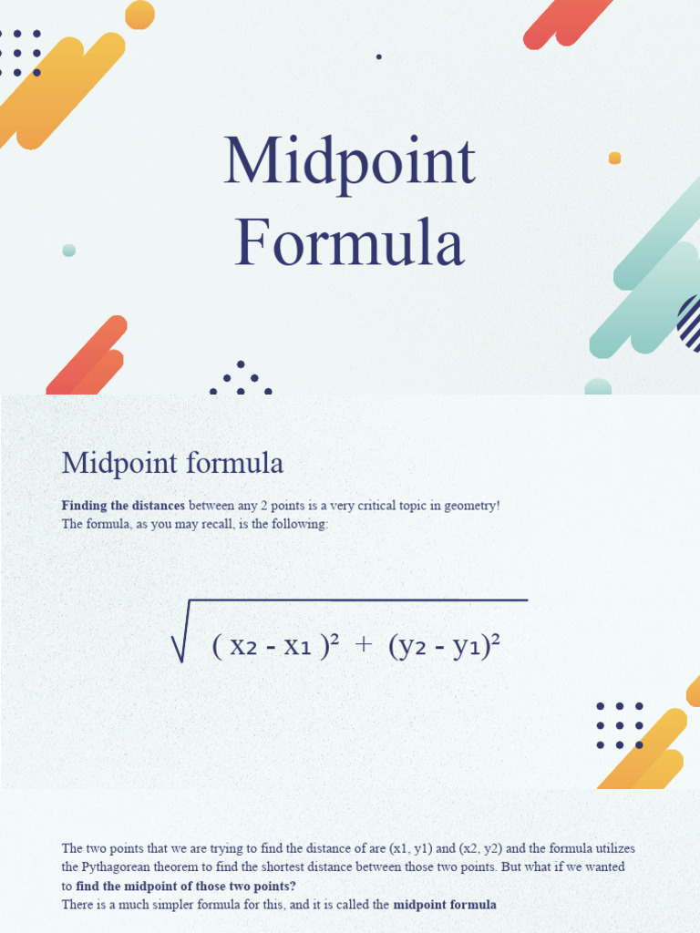 Midpoint Formula | Download Free PDF | Planets | Solar System