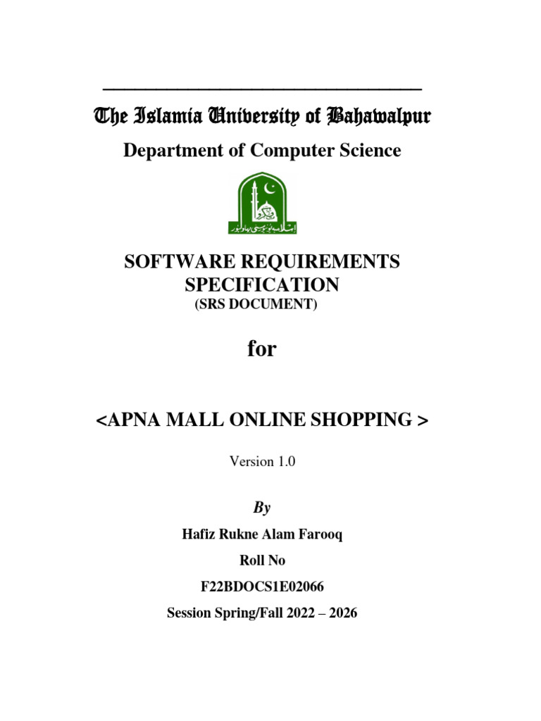 Se Srs Pdf Usability Online Shopping