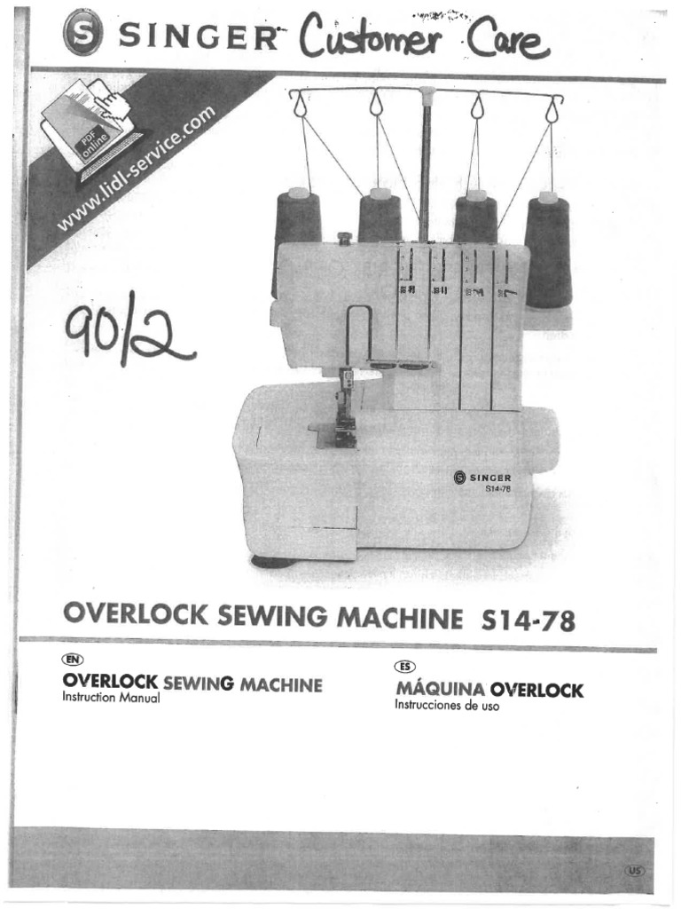 Manual Singer S14-78 | PDF