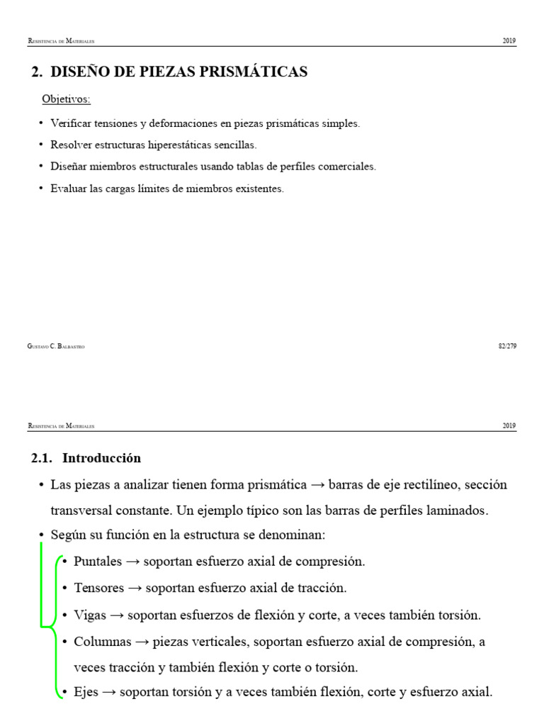 Diseño de Piezas Prismáticas | PDF | Ciencia y matemáticas