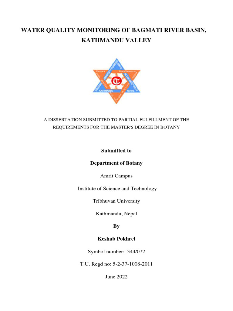 Keshab Pokhrel Bagmati Quality | PDF