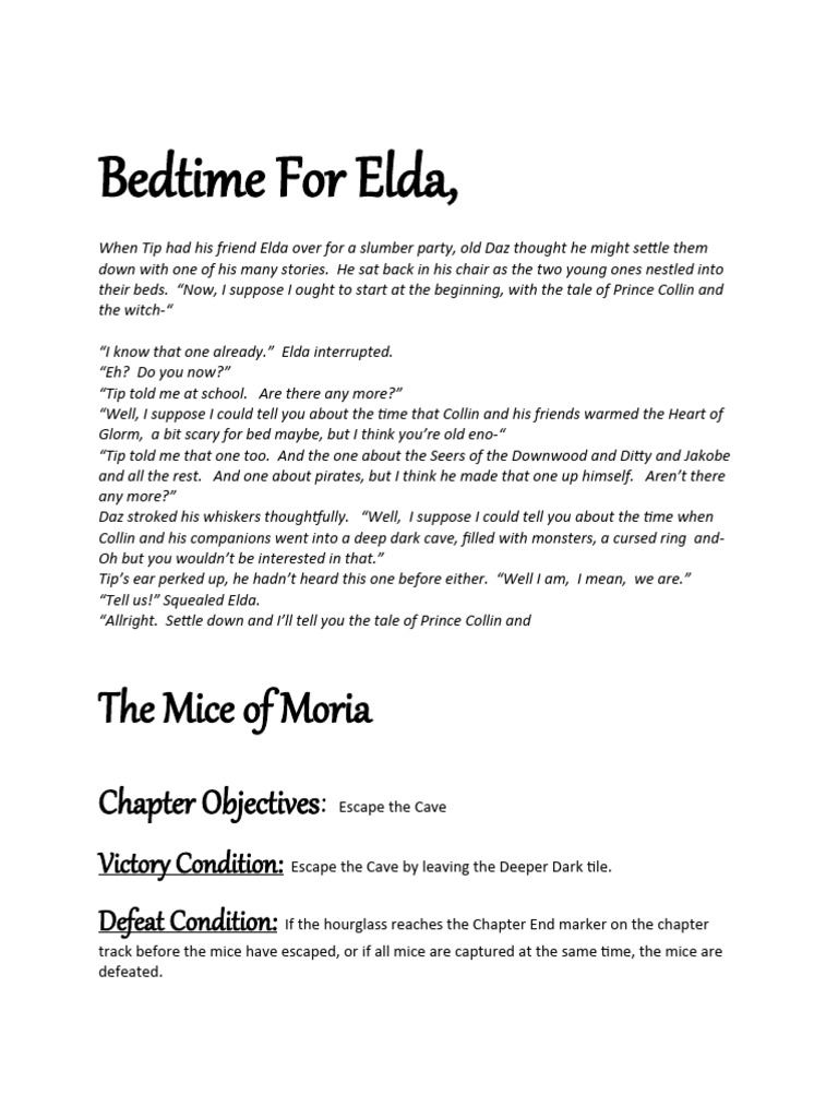Bedtime For Edla | PDF | Mouse