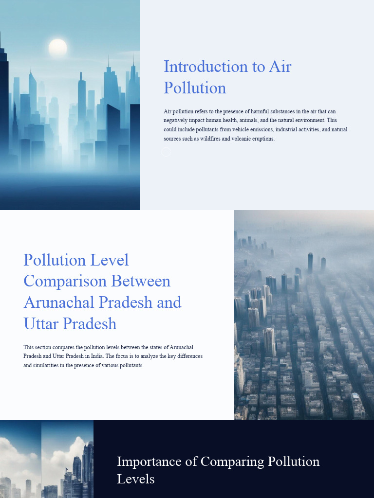 Air Quality Comparison: Arunachal vs Uttar | PDF | Chlorofluorocarbon ...