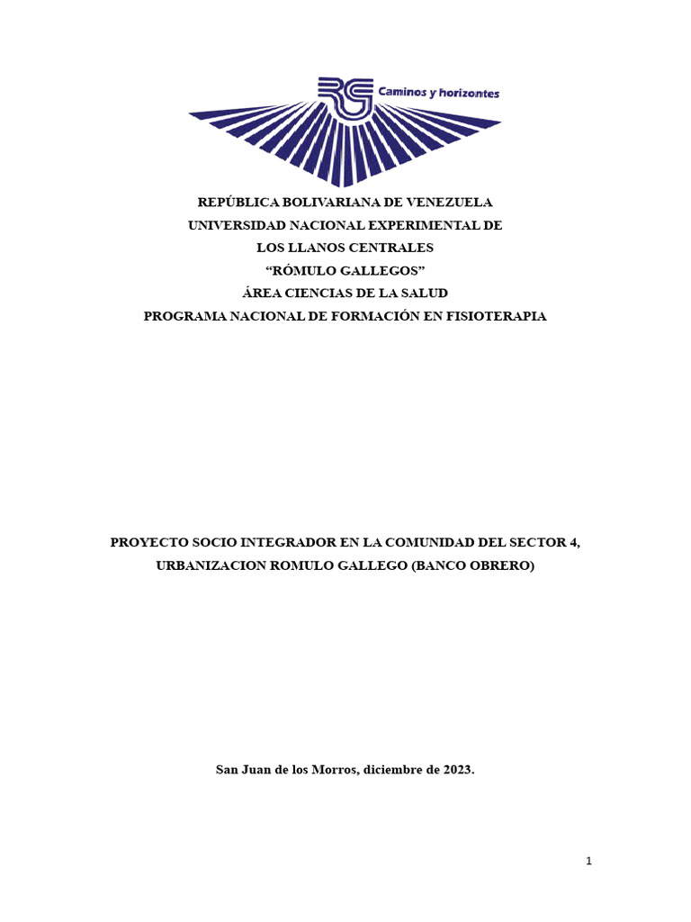 PROYECTO SOCIO-INTEGRADOR | PDF | Fibromialgia | Invalidez