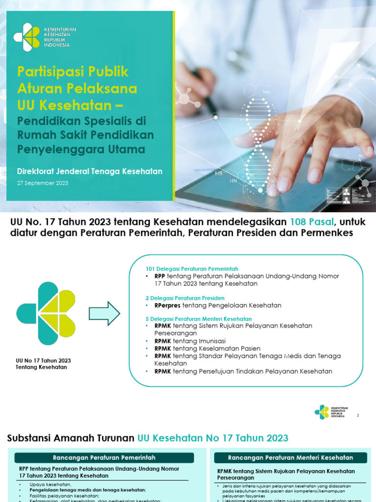 27 Mar 2023 Bahan PH RPP - Pendidikan Spesialis Di RSP-PU | PDF