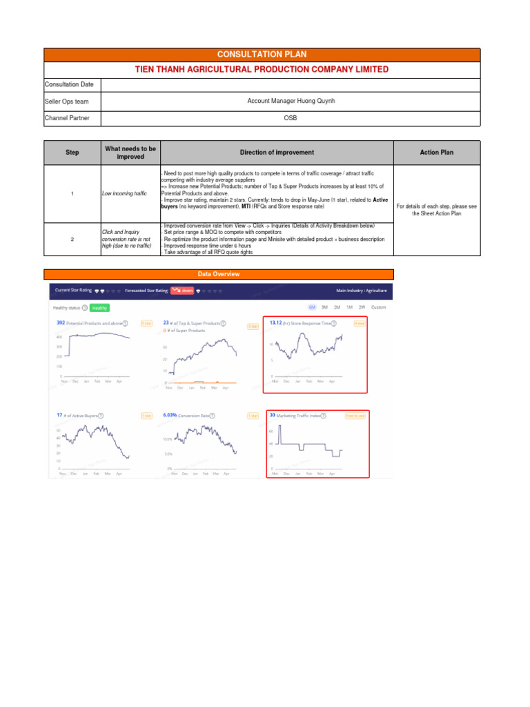 Consultation Plan for Product Optimization | PDF | Search Engine Optimization | Alibaba Group