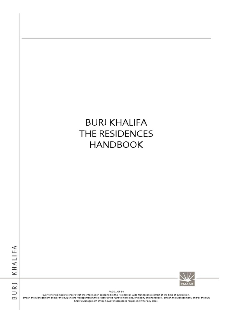 BKThe Resident Handbook | PDF
