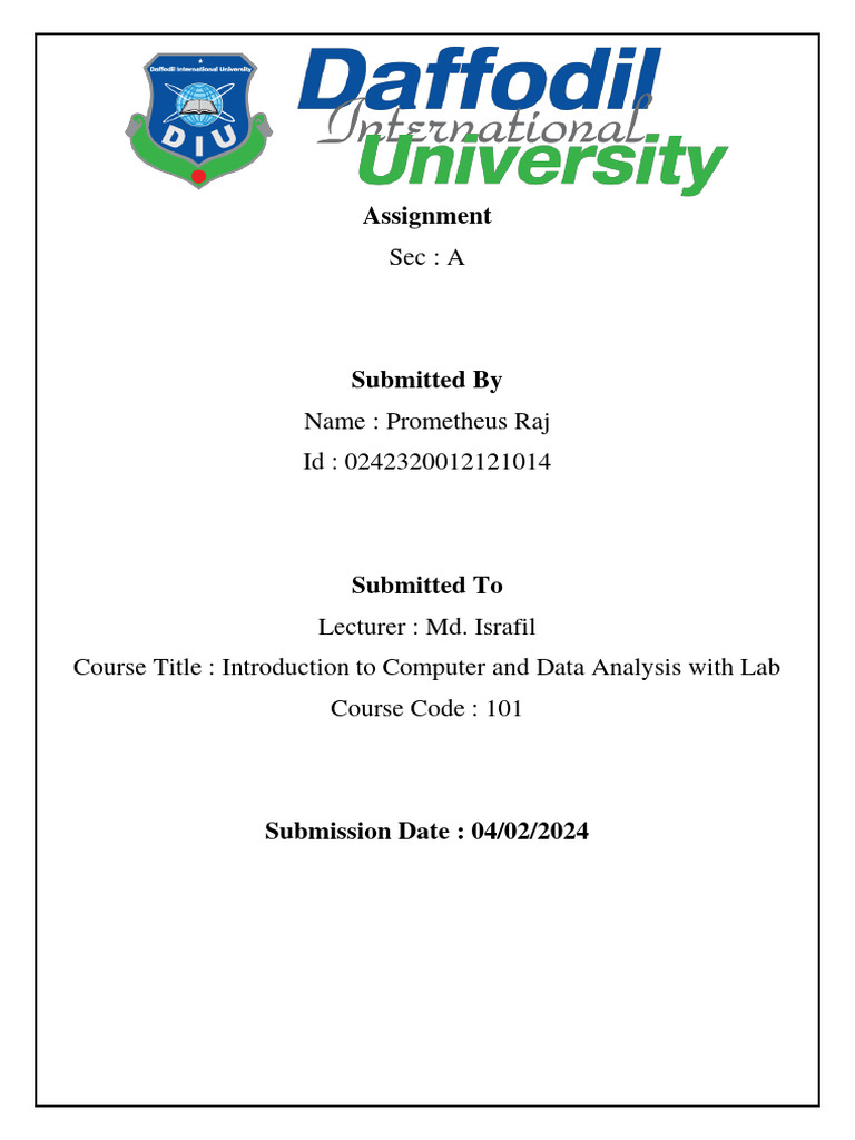 Assignment 1.0 | PDF | Computer Hardware | Computer Data Storage