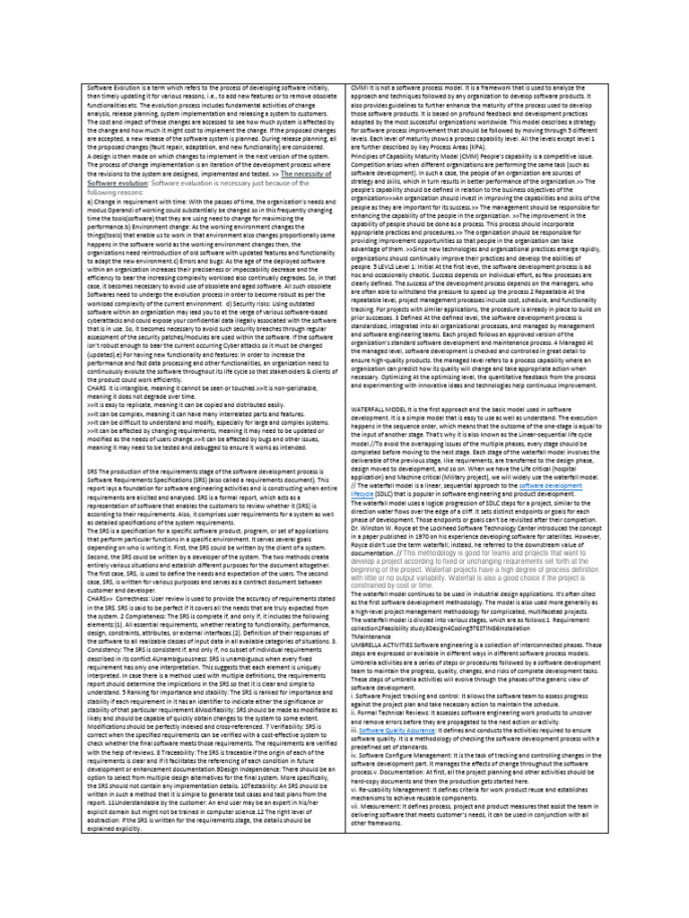 Software Evolution Is A Term Which Refers To The Process of | PDF | Software Development Process ...