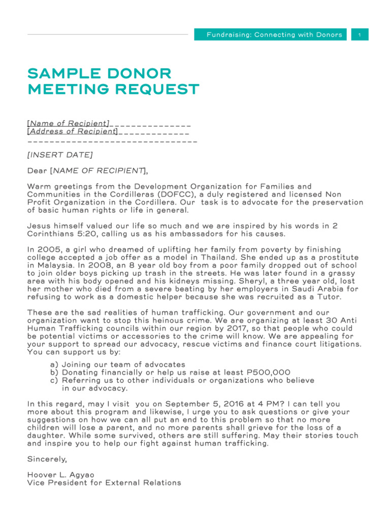 (Hoover) +Sample+Letter+ +Donor+Meeting+Request | PDF