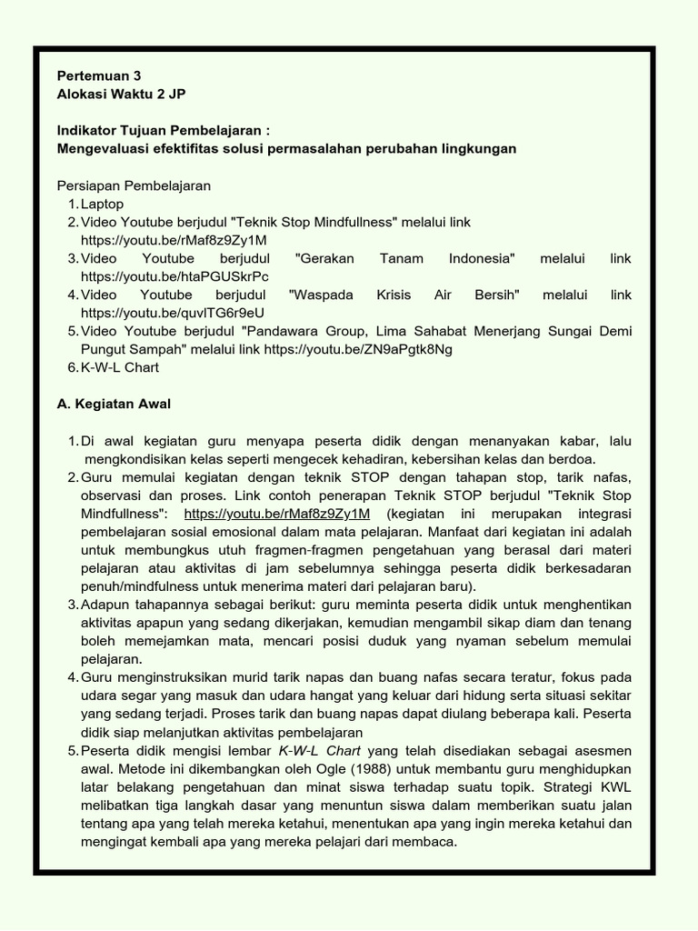 0339 Pertemuan 3 Modul Ajar Biologi Fase E | PDF
