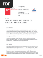 Concrete Masonry Unit (CMU) Shapes, Sizes, Properties, and ...