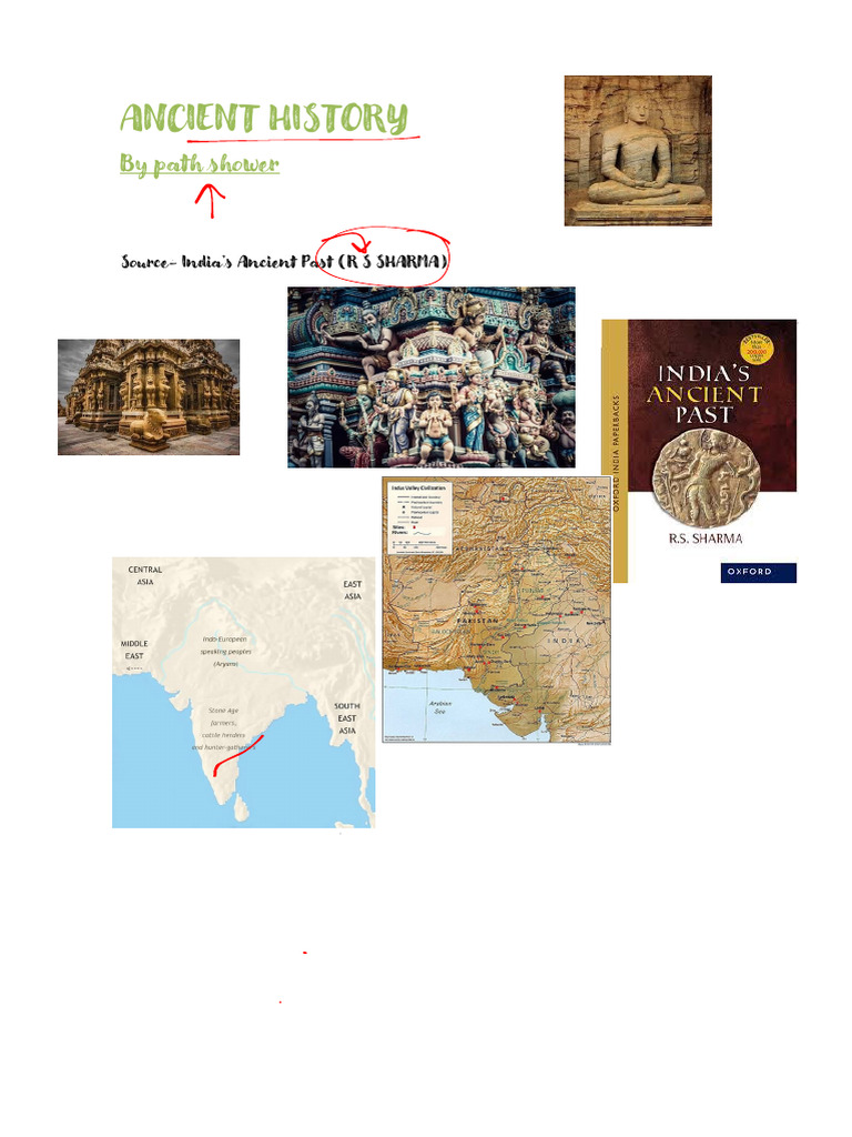 Major Landmarks of Ancient India | PDF | Vedas | Paleolithic