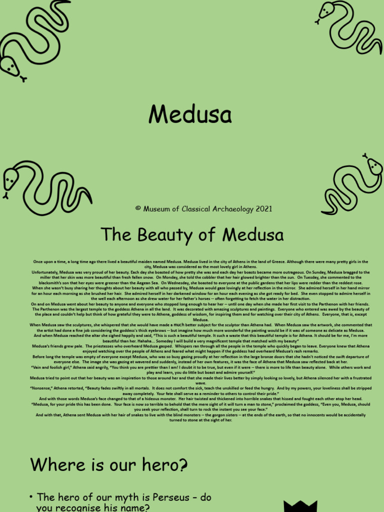 Medusa | PDF | Medusa | Athena