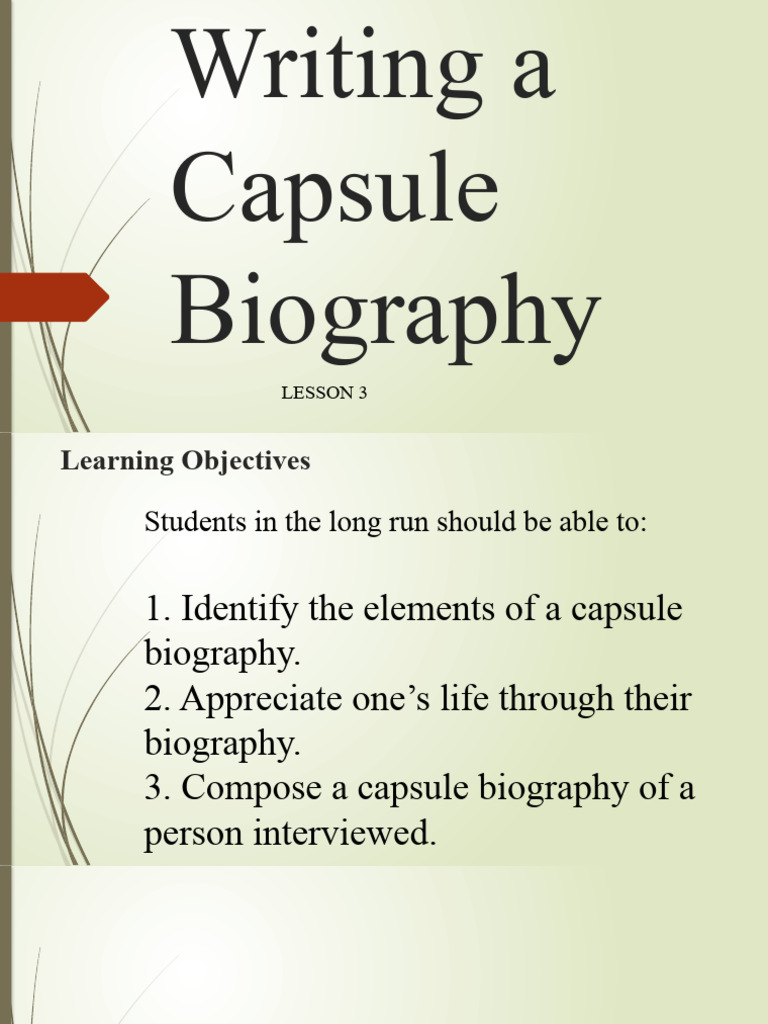 Writing A Capsule Biography | PDF | Planets In Astrology | Planets