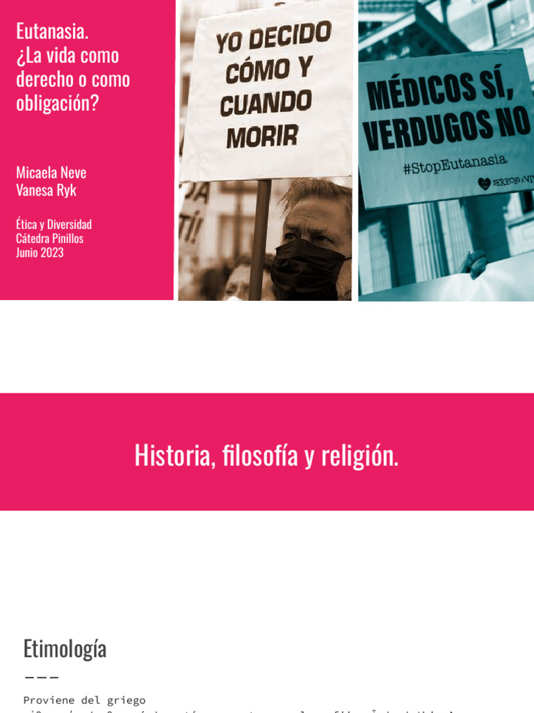 Presentacion Eutanasia | PDF