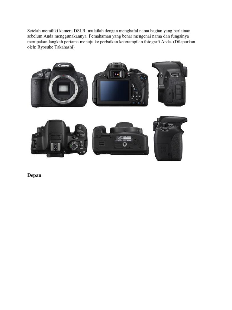 Kamera DSLR | PDF