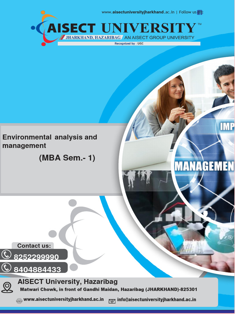 MBA-SEM-1 EAM (Envrionmental analysis and management) | PDF | Capitalism | Private Sector