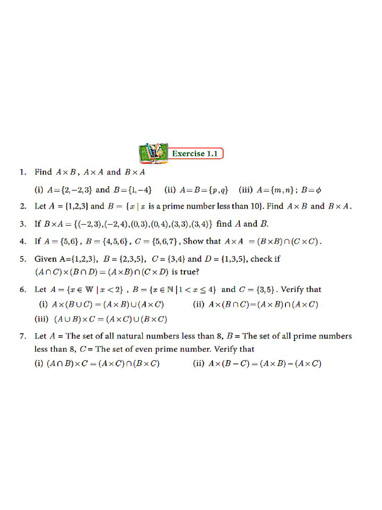 Relations and Functions Exercise | PDF Relations and Functions Exercise | PDF