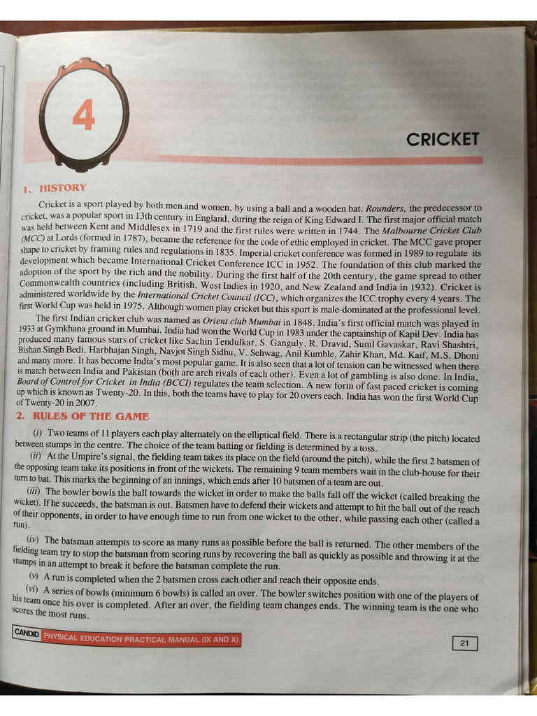 Cricket | PDF