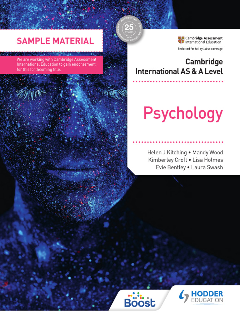 Cambridge As and A Level Psychology SAMPLE | PDF | Sleep | Rapid Eye ...