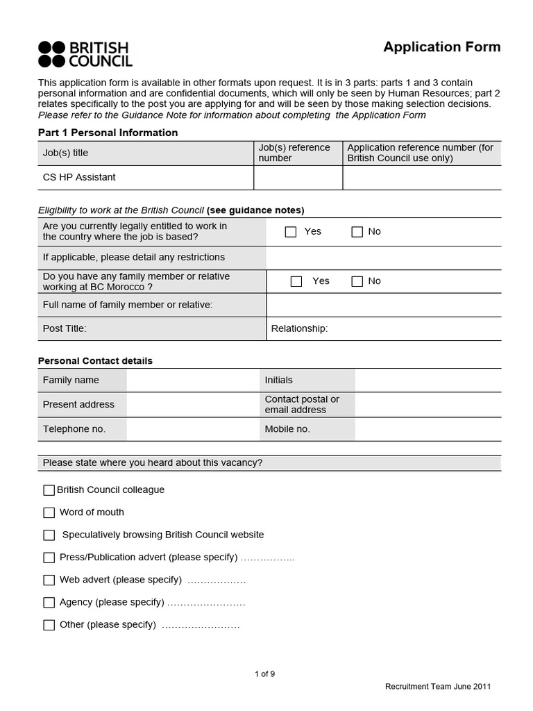 Application - Cs Assistant | PDF | Recruitment | Disability