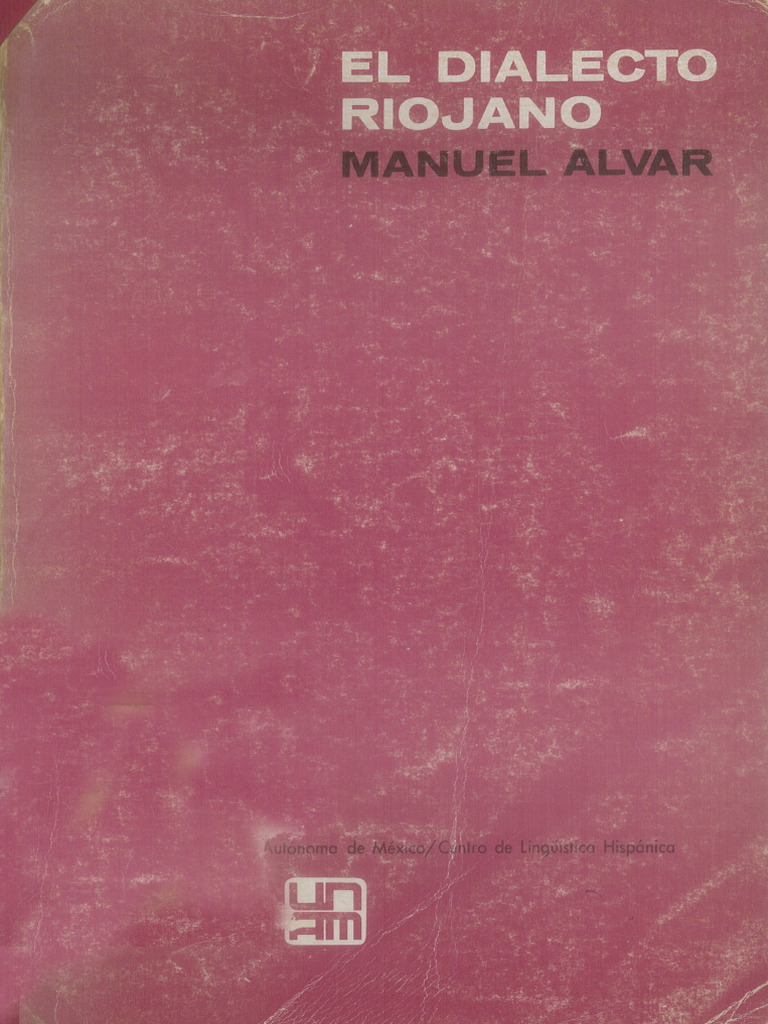 El Dialecto Riojano 1204903 | PDF | México | Lengua española