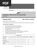 NCE English Exam Paper 2023 | PDF | Games & Activities