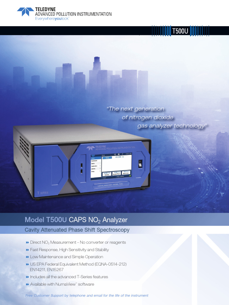 SAL000082D - T500U Brochure | PDF | Absorption Spectroscopy | Detector ...