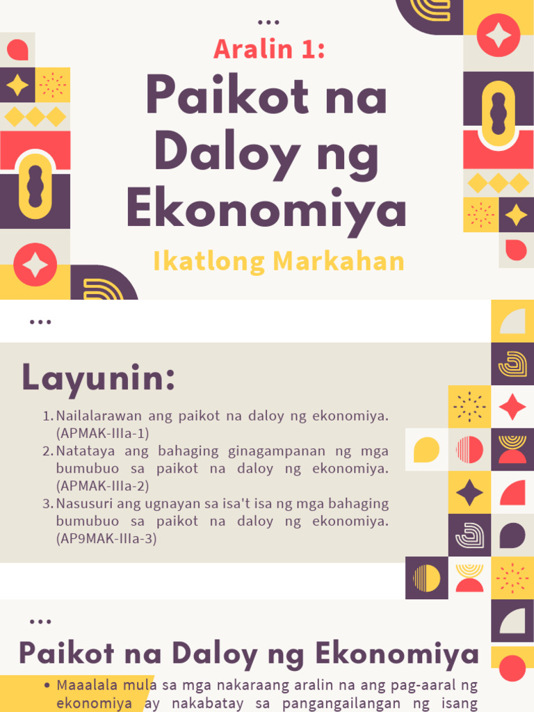 Aralin 1_ Paikot na Daloy ng Ekonomiya_0 | PDF