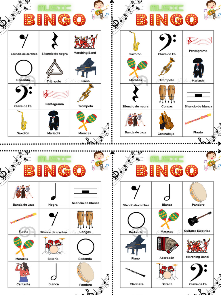 Music Bingo! 8 PX | PDF