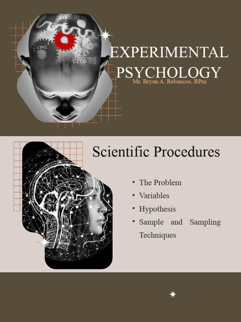 Experimental Psychology 2 Scientific Procedures | PDF | Sampling ...