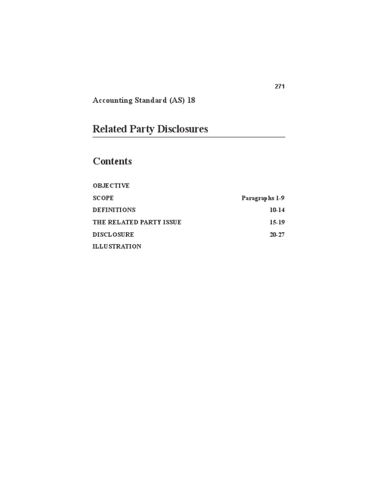 Related Party Disclosure | PDF