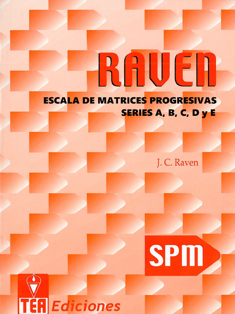 7 Escala Raven General SPM Series A, B, C, D y e | PDF