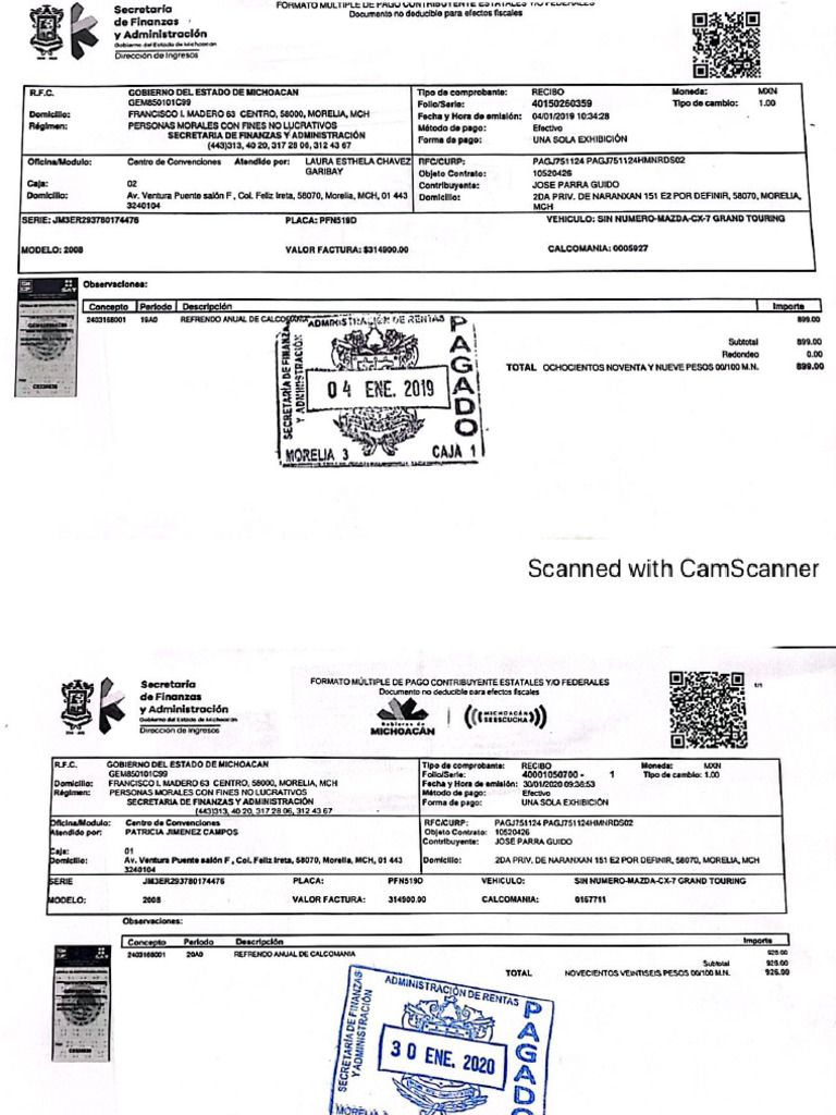 Refrendo 2019-2020 | PDF
