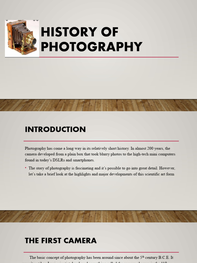 History of Photography | PDF | Camera | Photograph