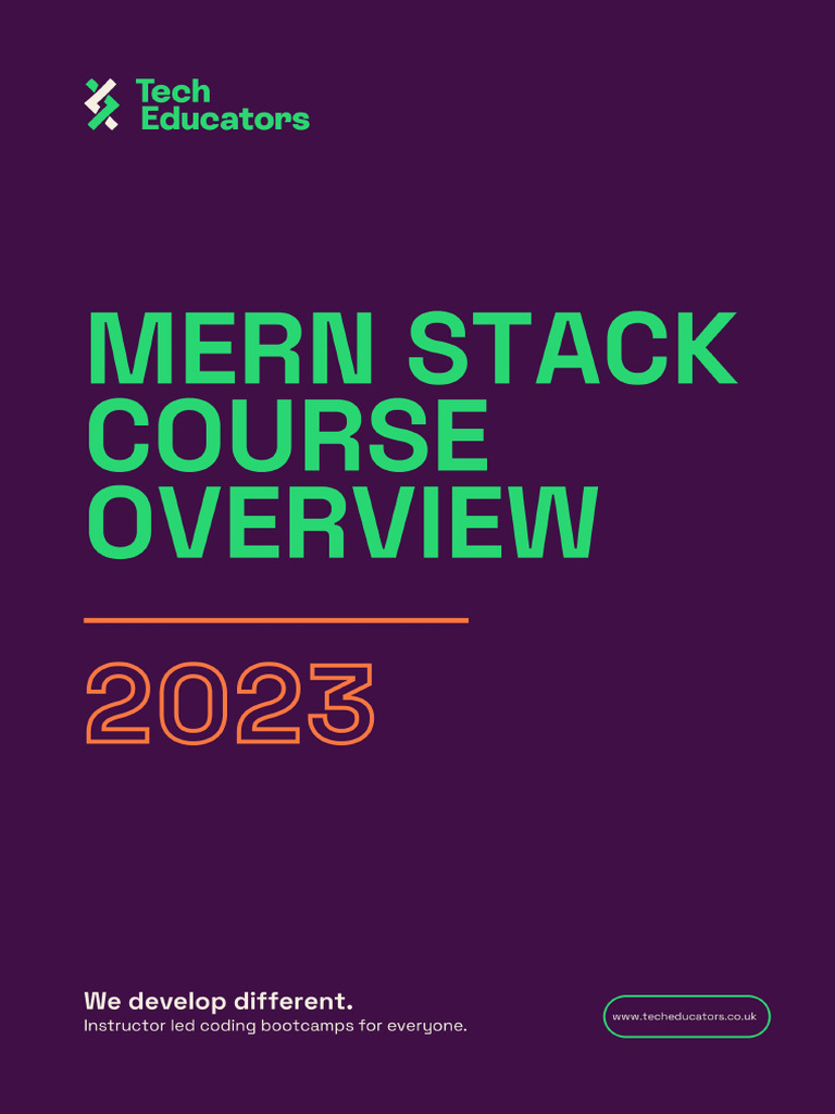 MERNStack Course Overview | PDF