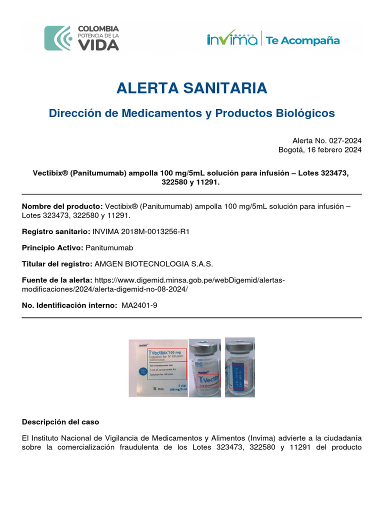 VECTIBIX Alerta-No-027-2024-Vectibix-Panitumumab-ampolla-00-mg-5mL ...