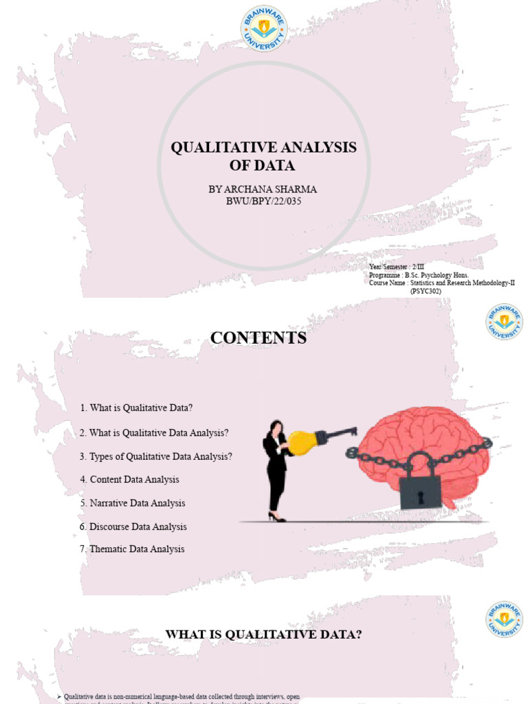 Qualitative Data Analysis | PDF | Qualitative Research | Data