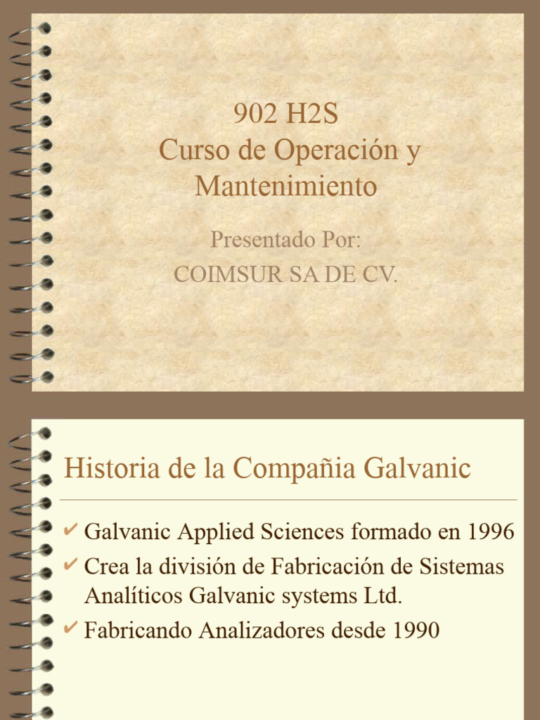902 H2S Español | PDF | Calibración | Gases