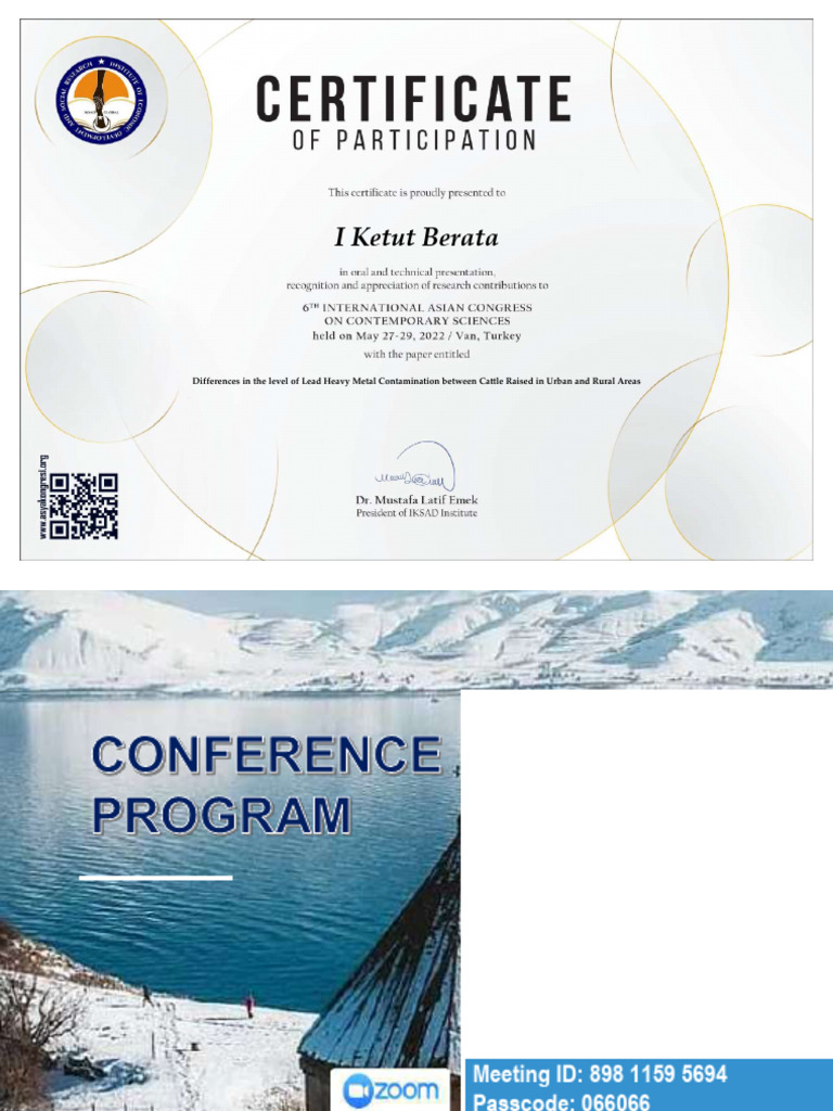 Differences in The Level of Lead Heavy Metal Contamination Between ...