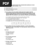 AzBio Sentence Test Score Sheets | PDF | Syllable | Consonant