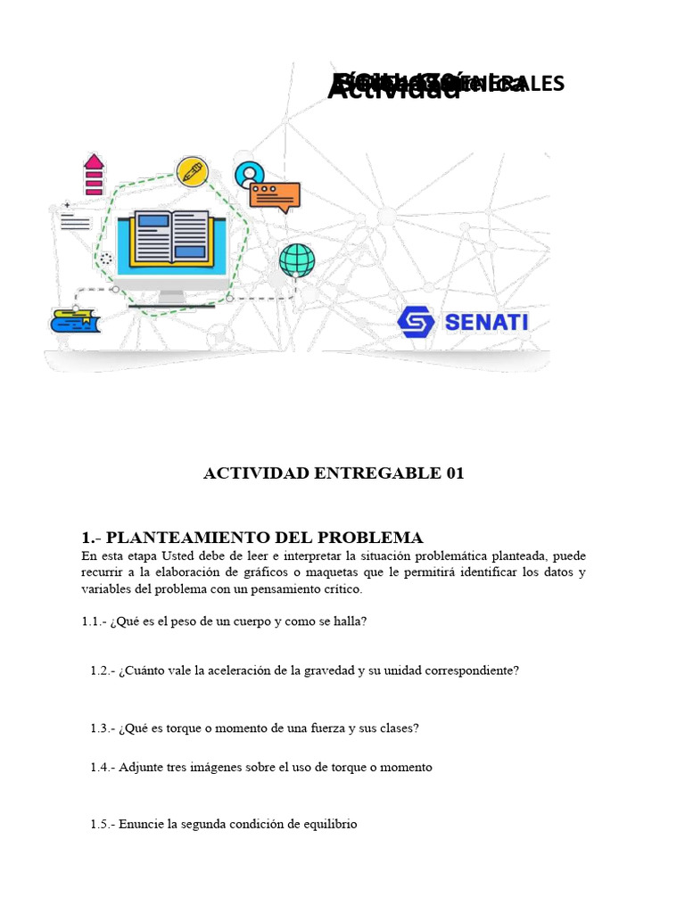 Actividad Entregable 01 - 2024 | PDF