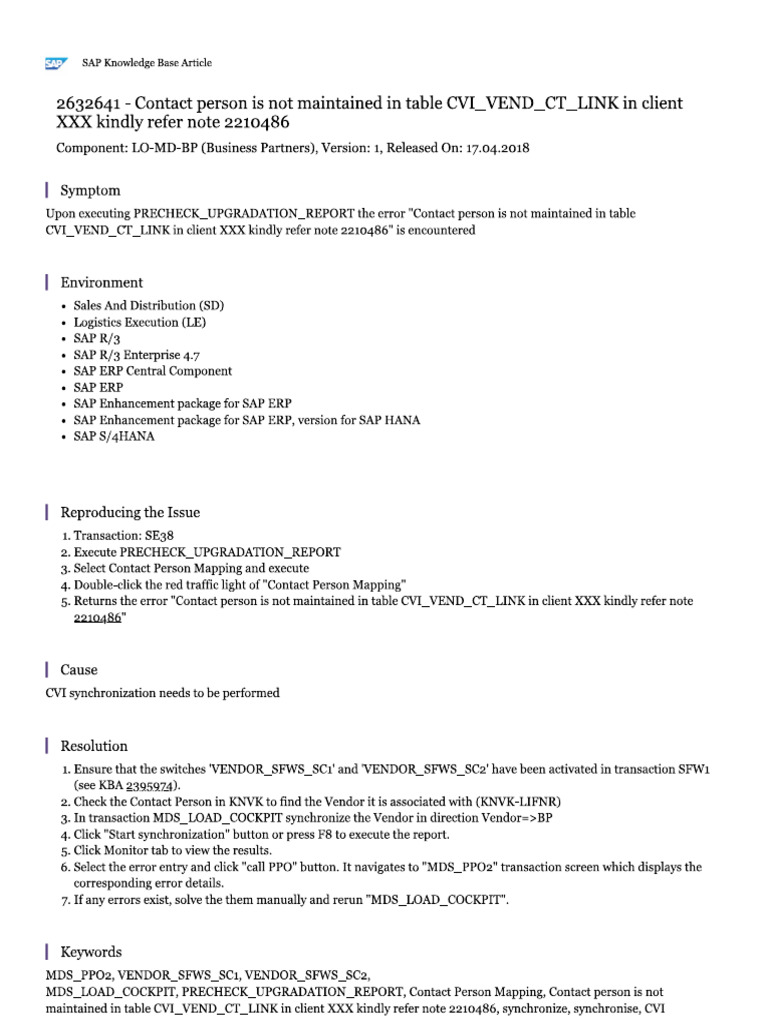 CVI Person Contact Note 2 | PDF