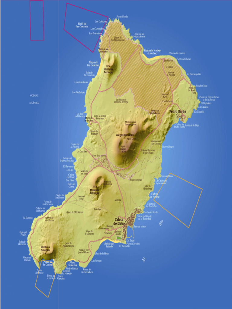Mapa de La Graciosa | PDF