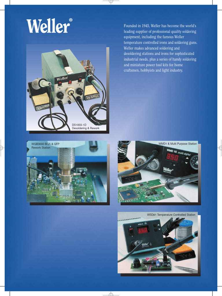 Weller 2005 | PDF | Soldering | Electrical Engineering
