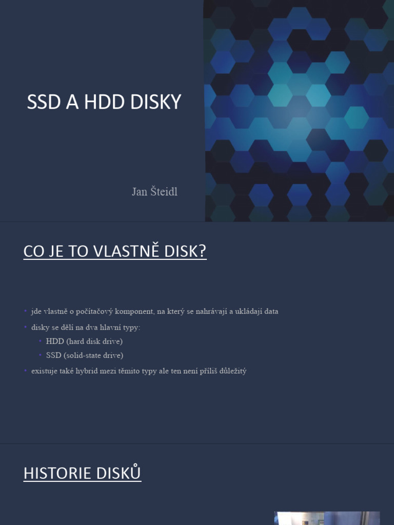 SSD A HDD Disky | PDF
